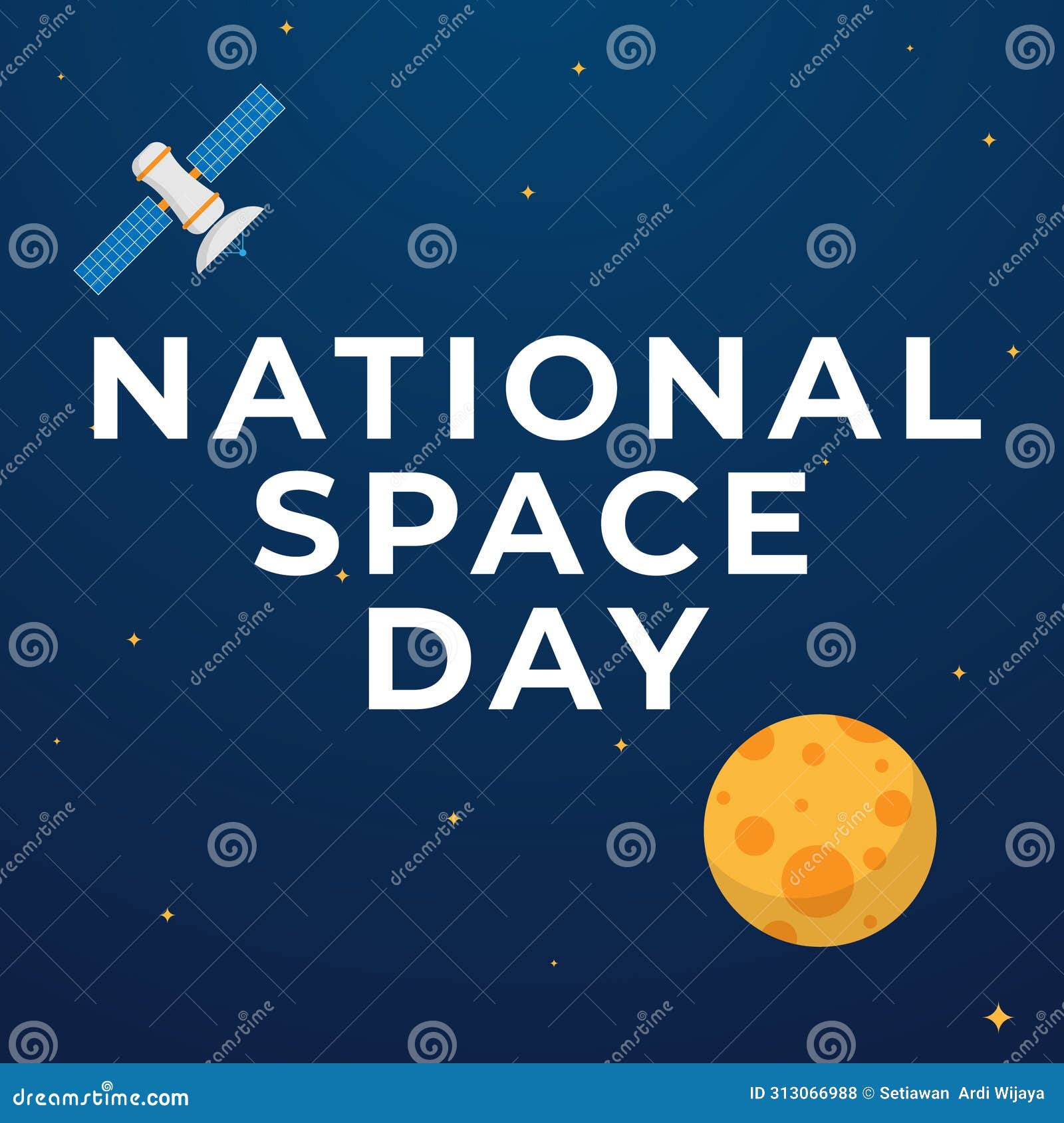 Vector Graphic of National Space Day Ideal for National Space Day ...