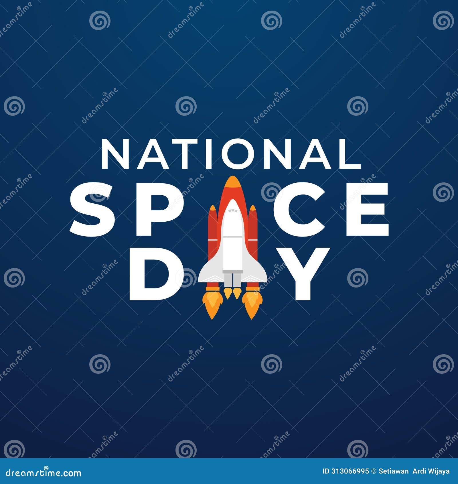 Vector Graphic of National Space Day Ideal for National Space Day ...