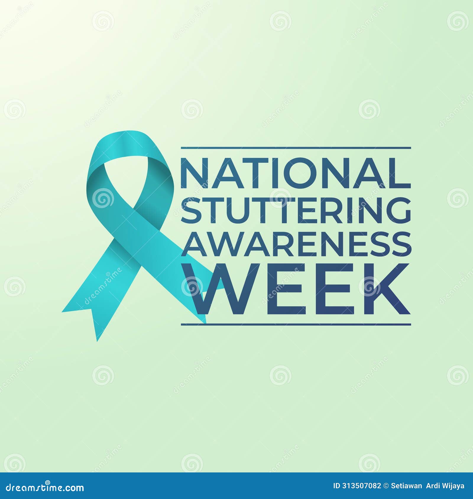 Vector Graphic of National Stuttering Awareness Week Ideal for National ...
