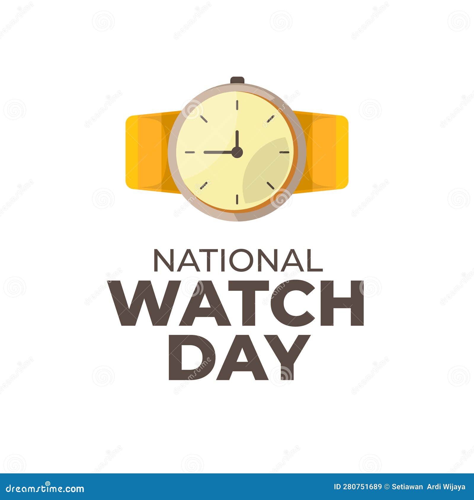 Vector Graphic of National Watch Day Good for National Watch Day ...