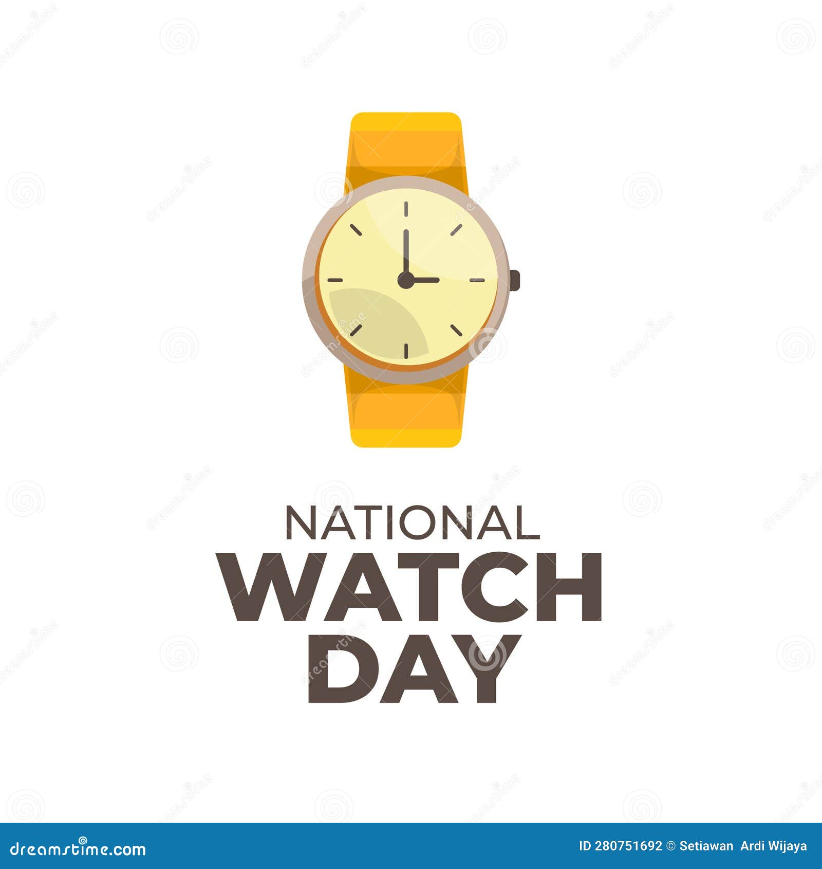 Vector Graphic of National Watch Day Good for National Watch Day ...