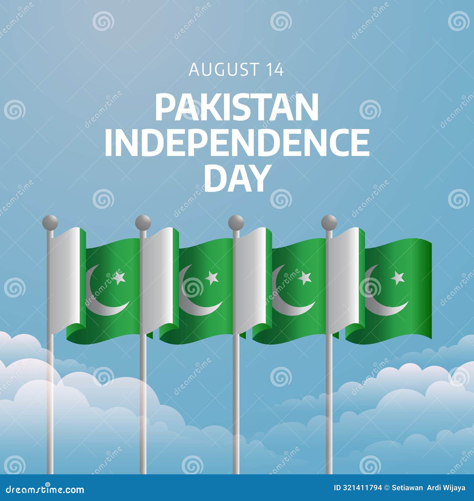 Vector Graphic of Pakistan Independence Day Ideal for Pakistan ...
