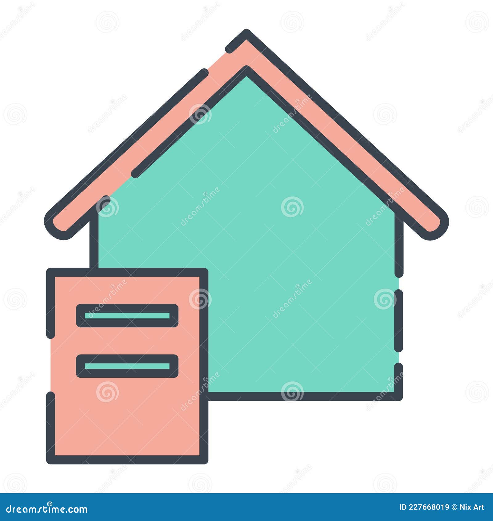 Paperwork Line Icons Collection Documentation Red Tape Records