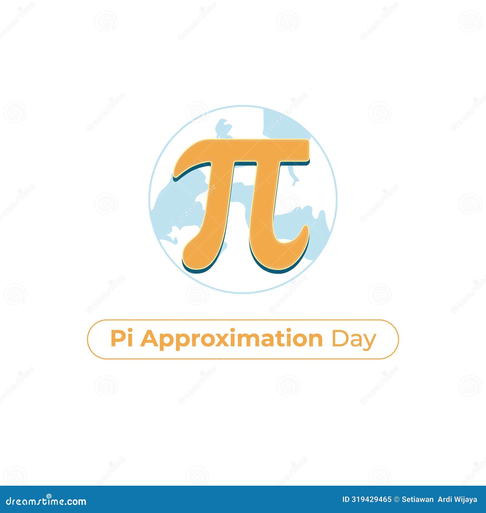 Vector Graphic of Pi Approximation Day Ideal for Pi Approximation Day ...