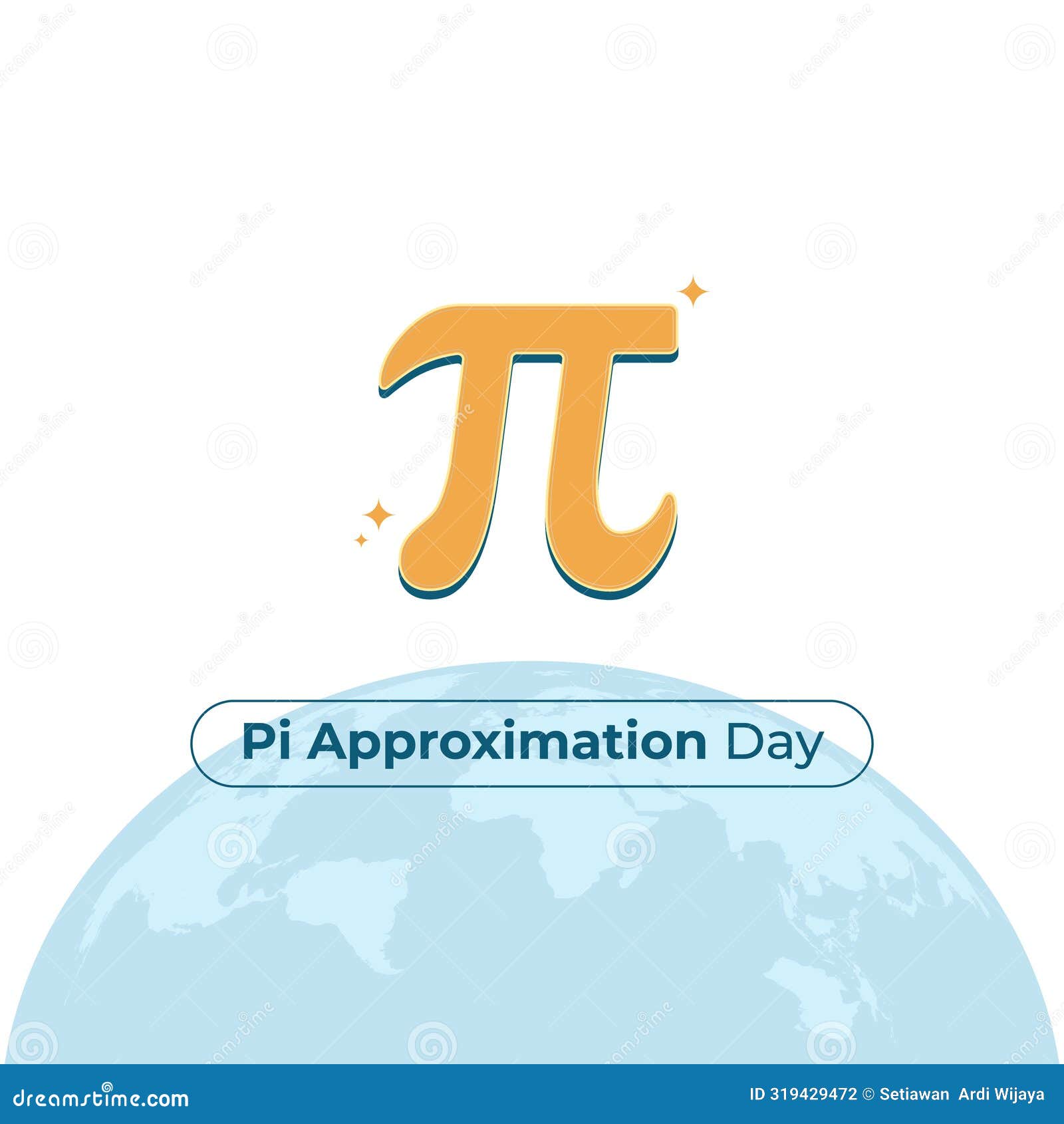 Vector Graphic of Pi Approximation Day Ideal for Pi Approximation Day ...