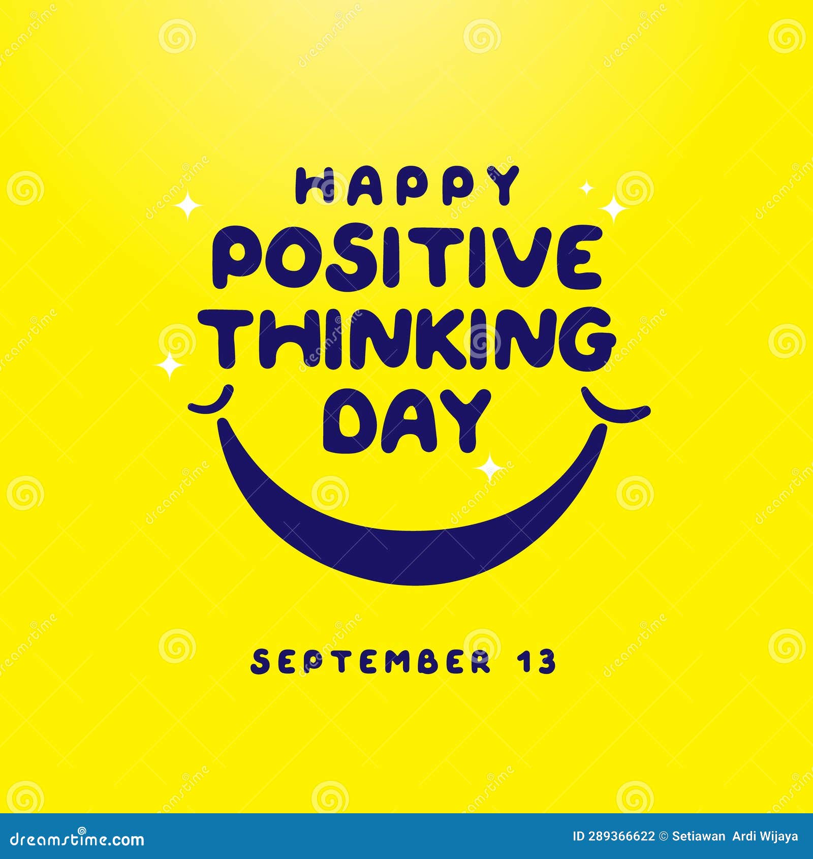 Vector Graphic of Positive Thinking Day Good for Positive Thinking Day ...