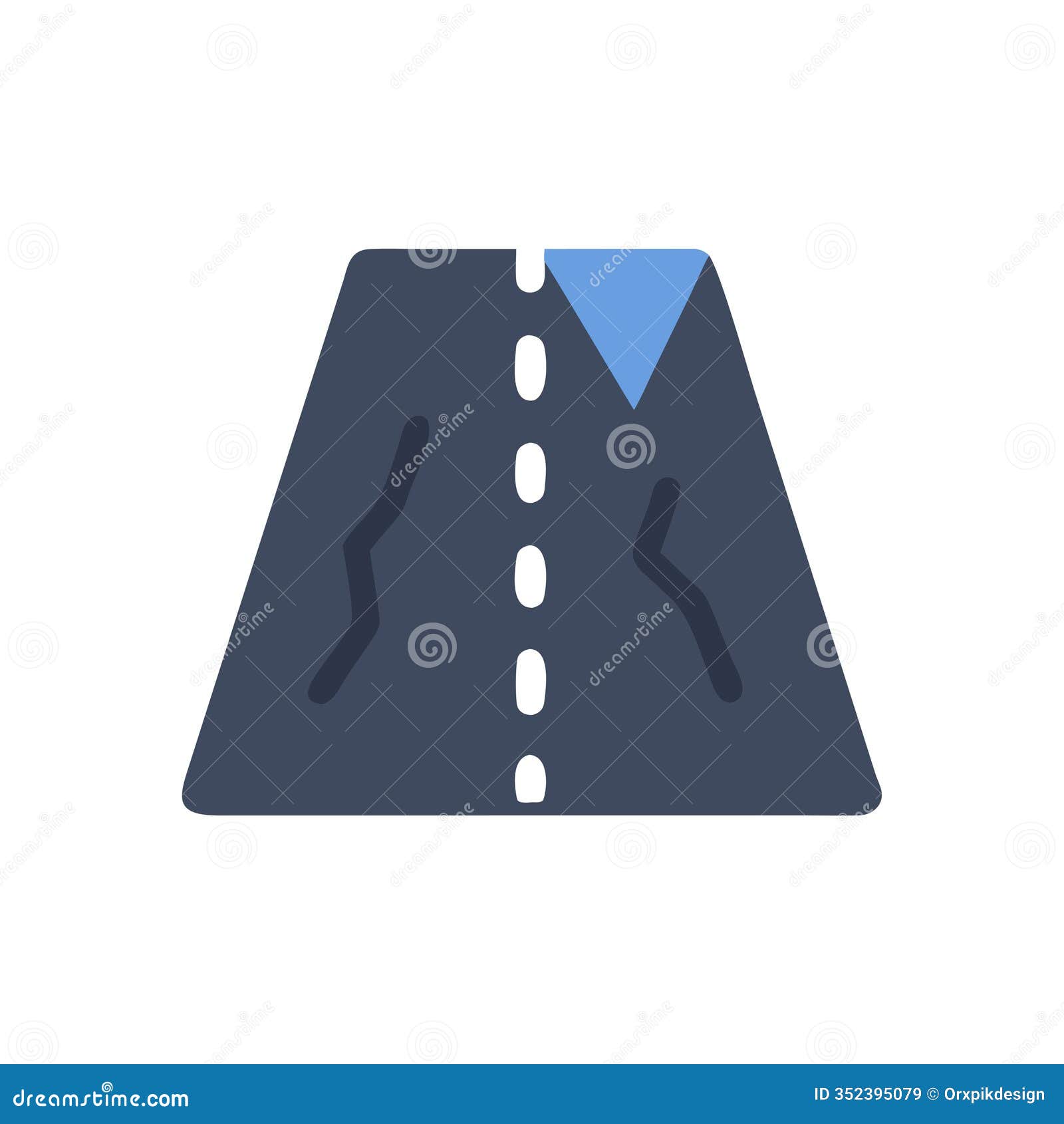 Asphalt Design Vector Graphic Stock Illustration - Illustration of flat ...