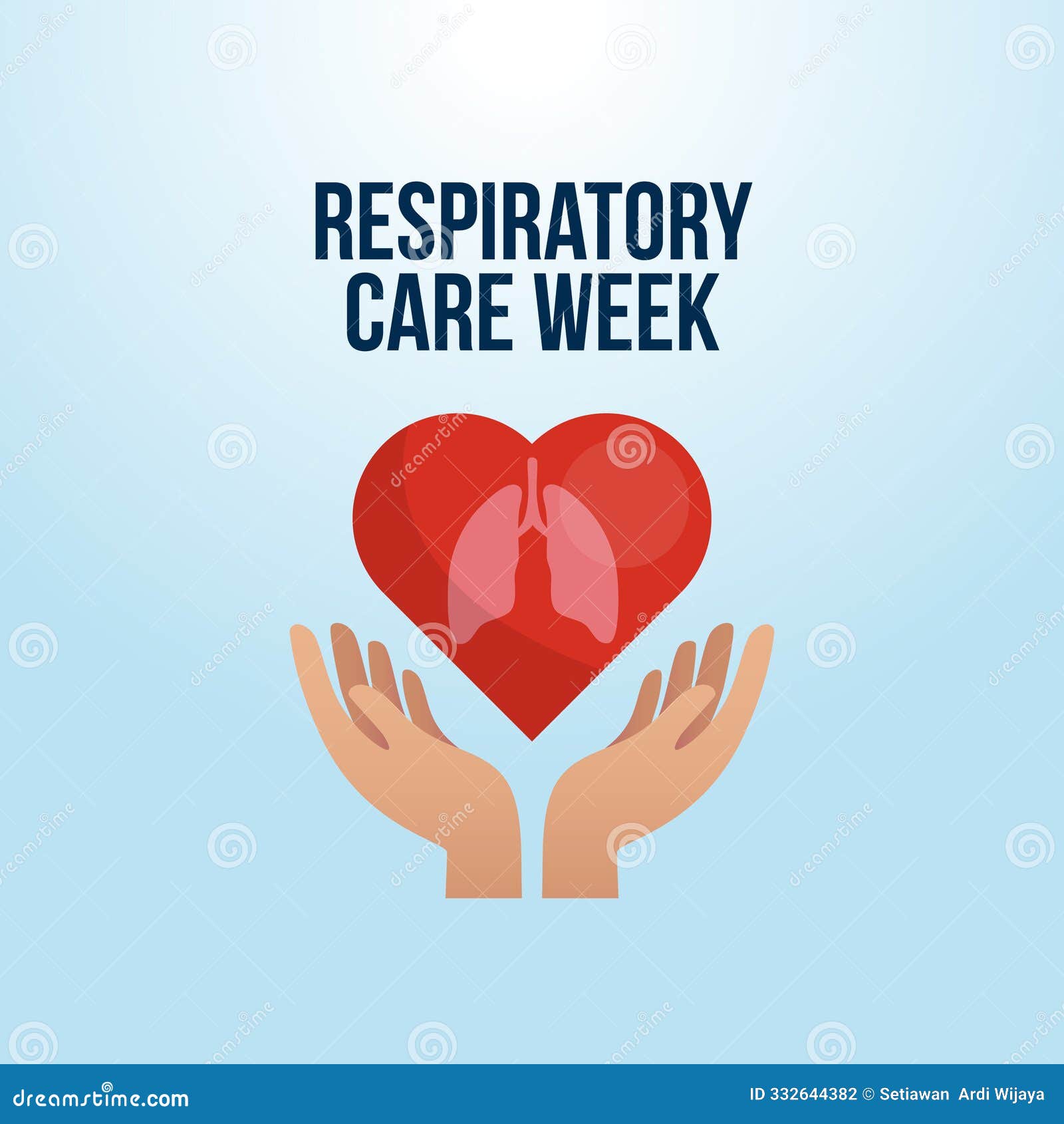 Vector Graphic of Respiratory Care Week Ideal for Respiratory Care Week ...