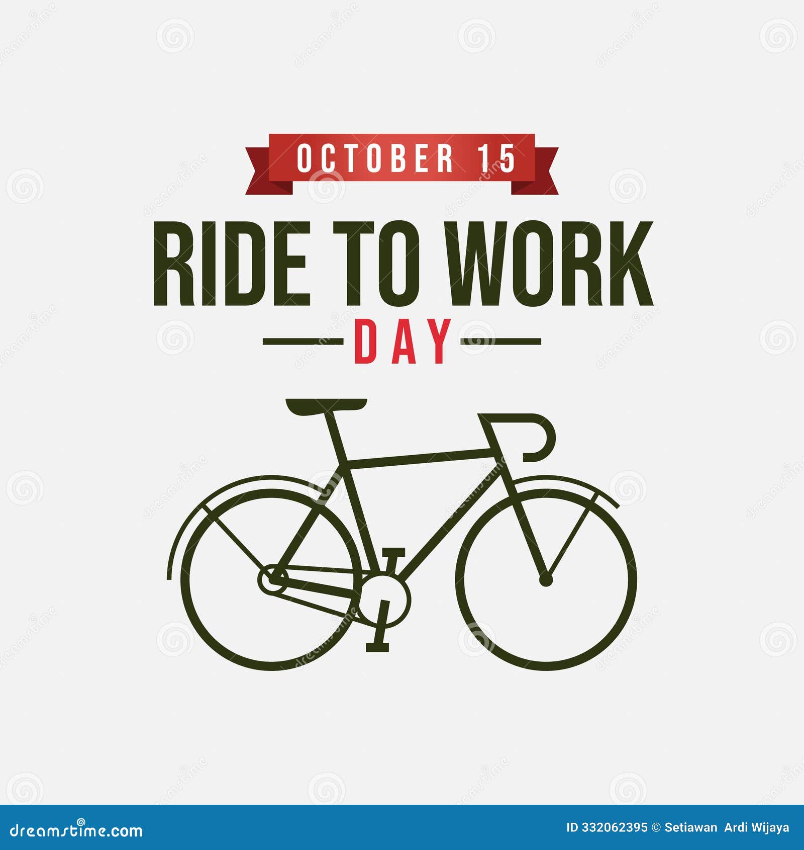 Vector Graphic of Ride To Work Day Ideal for Ride To Work Day ...
