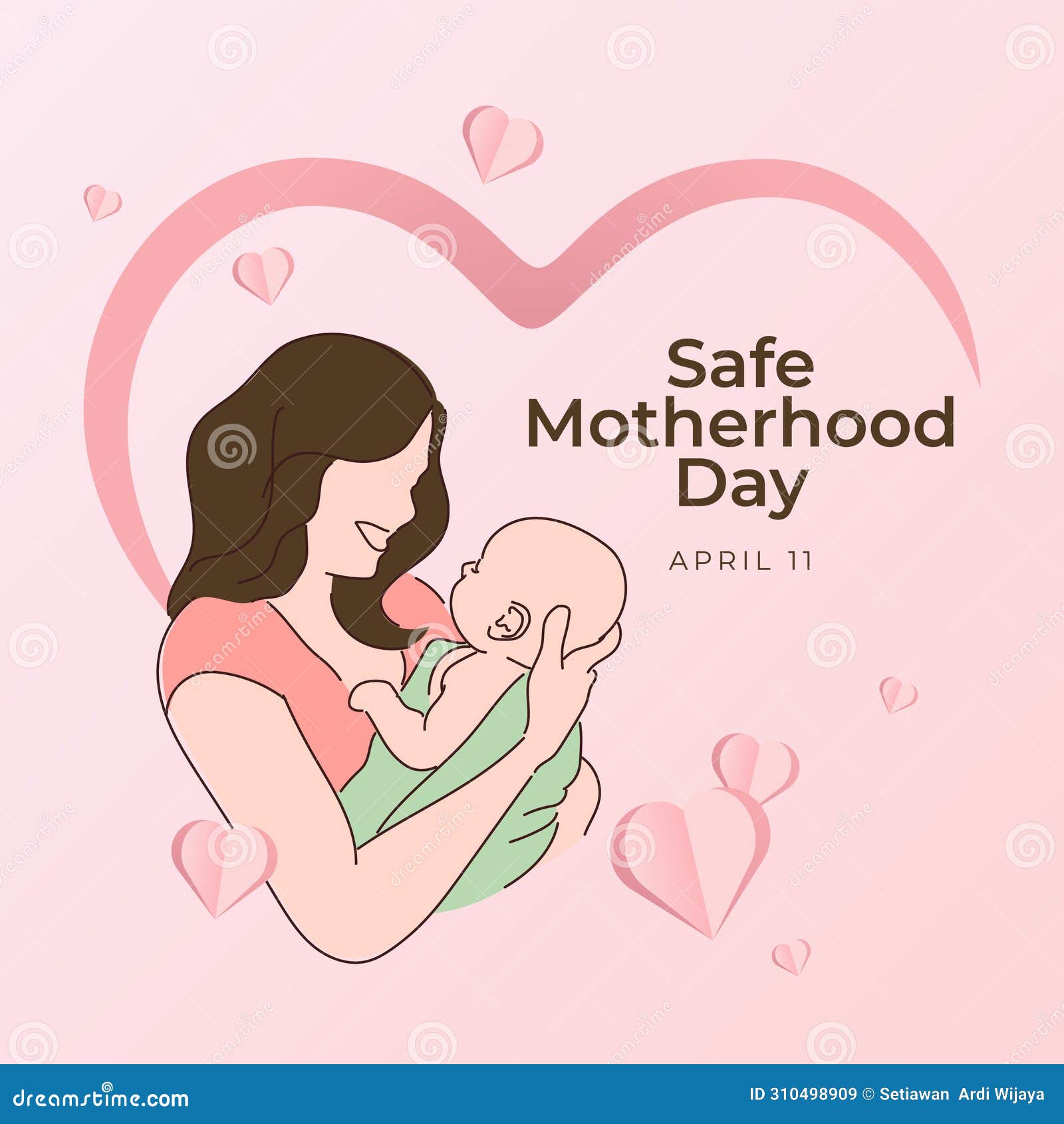 Vector Graphic of Safe Motherhood Day Ideal for Safe Motherhood Day ...
