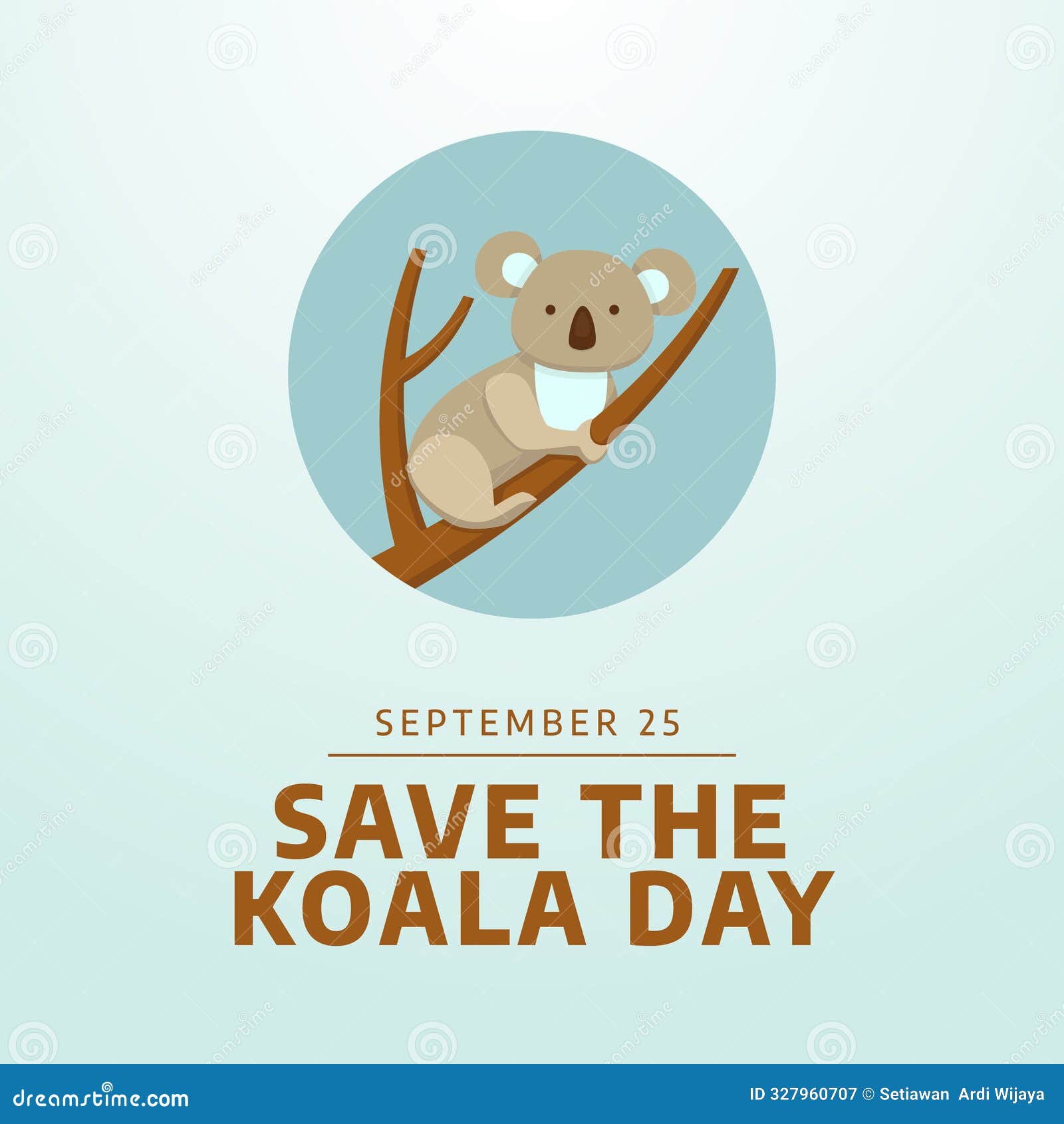 Vector Graphic of Save the Koala Day Ideal for Save the Koala Day ...