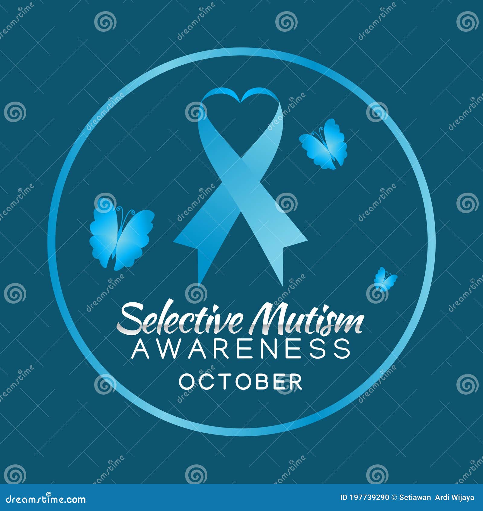 Vector Graphic of Selective Mutism Awareness Good for Selective Mutism ...