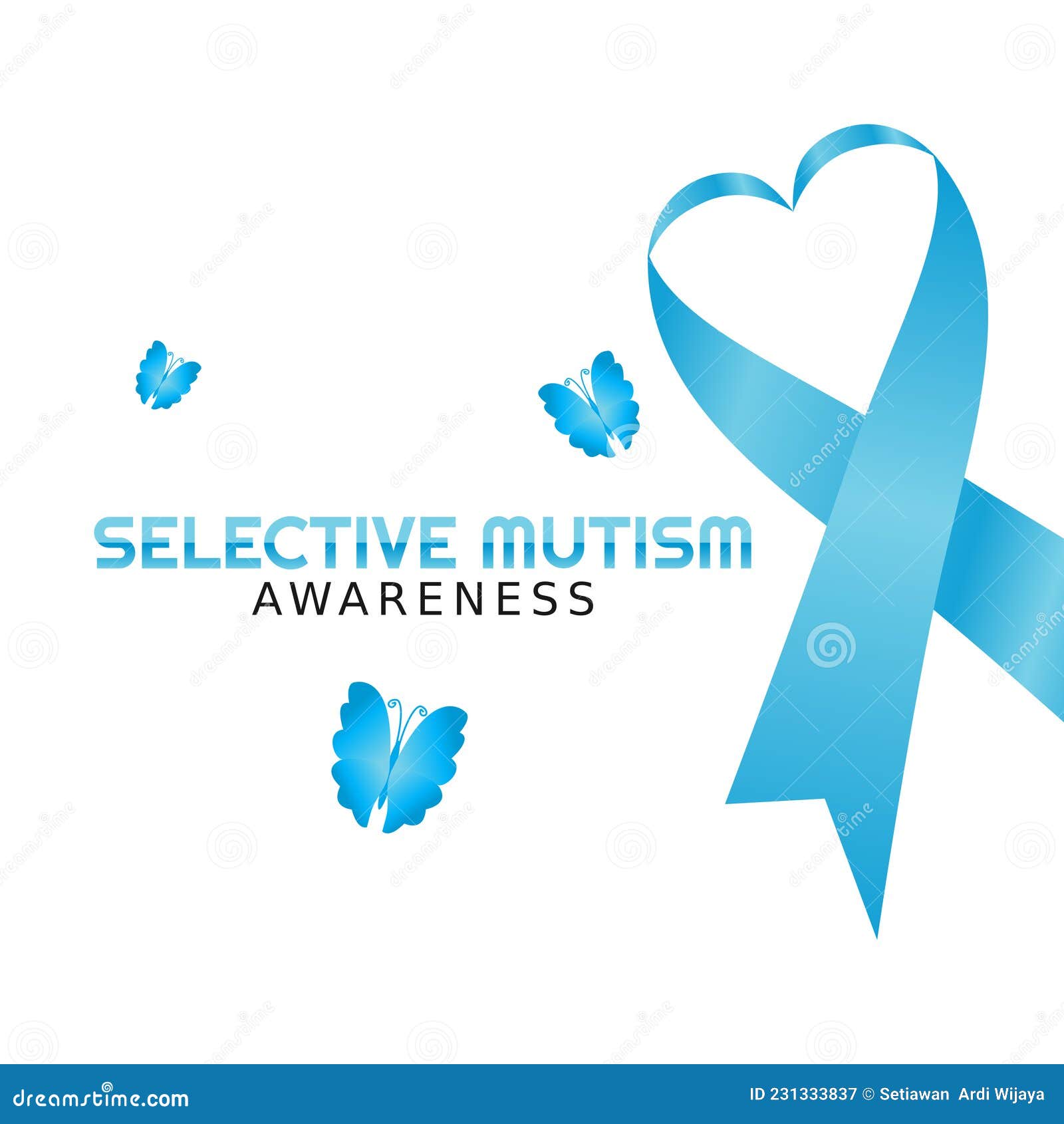 Vector Graphic Of Selective Mutism Awareness | CartoonDealer.com #231333837