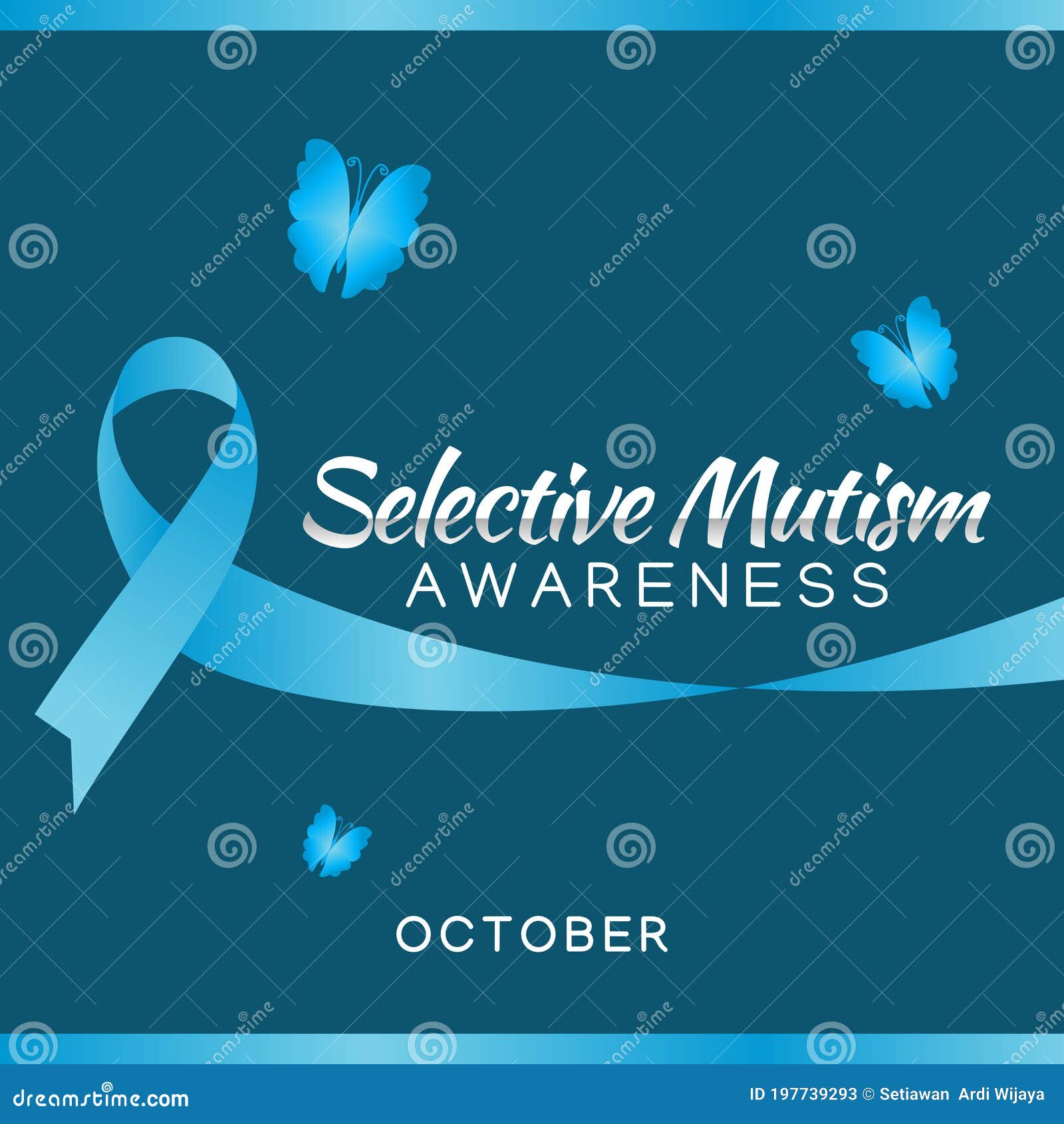 Vector Graphic of Selective Mutism Awareness Good for Selective Mutism ...