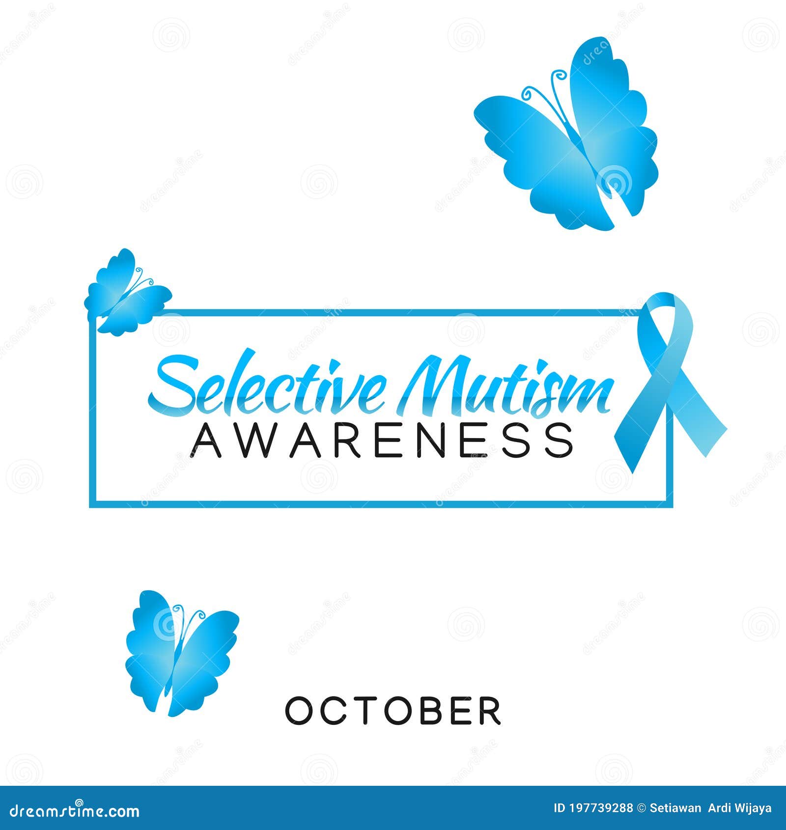Vector Graphic of Selective Mutism Awareness Good for Selective Mutism ...