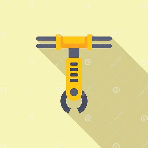 Flat Design Icon of a Hand Tool Stock Illustration - Illustration of ...
