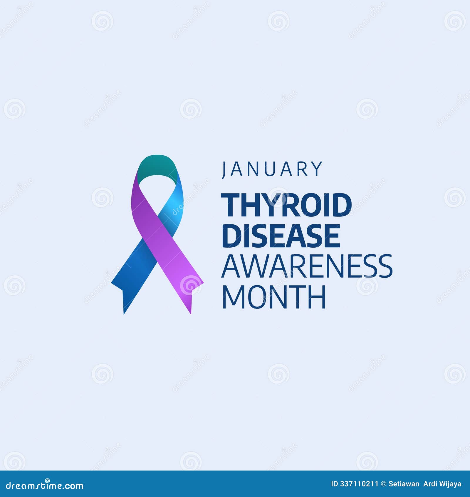 Vector Graphic of Thyroid Awareness Month Ideal for Thyroid Awareness ...