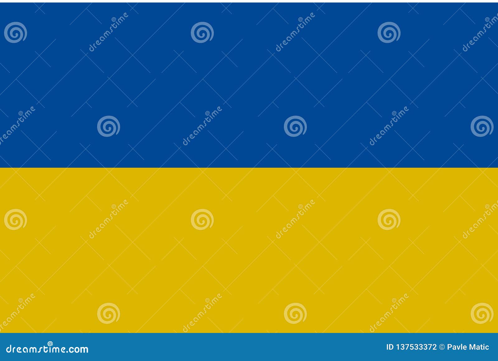Simple Flag of Ukraine Background Stock Vector - Illustration of ...