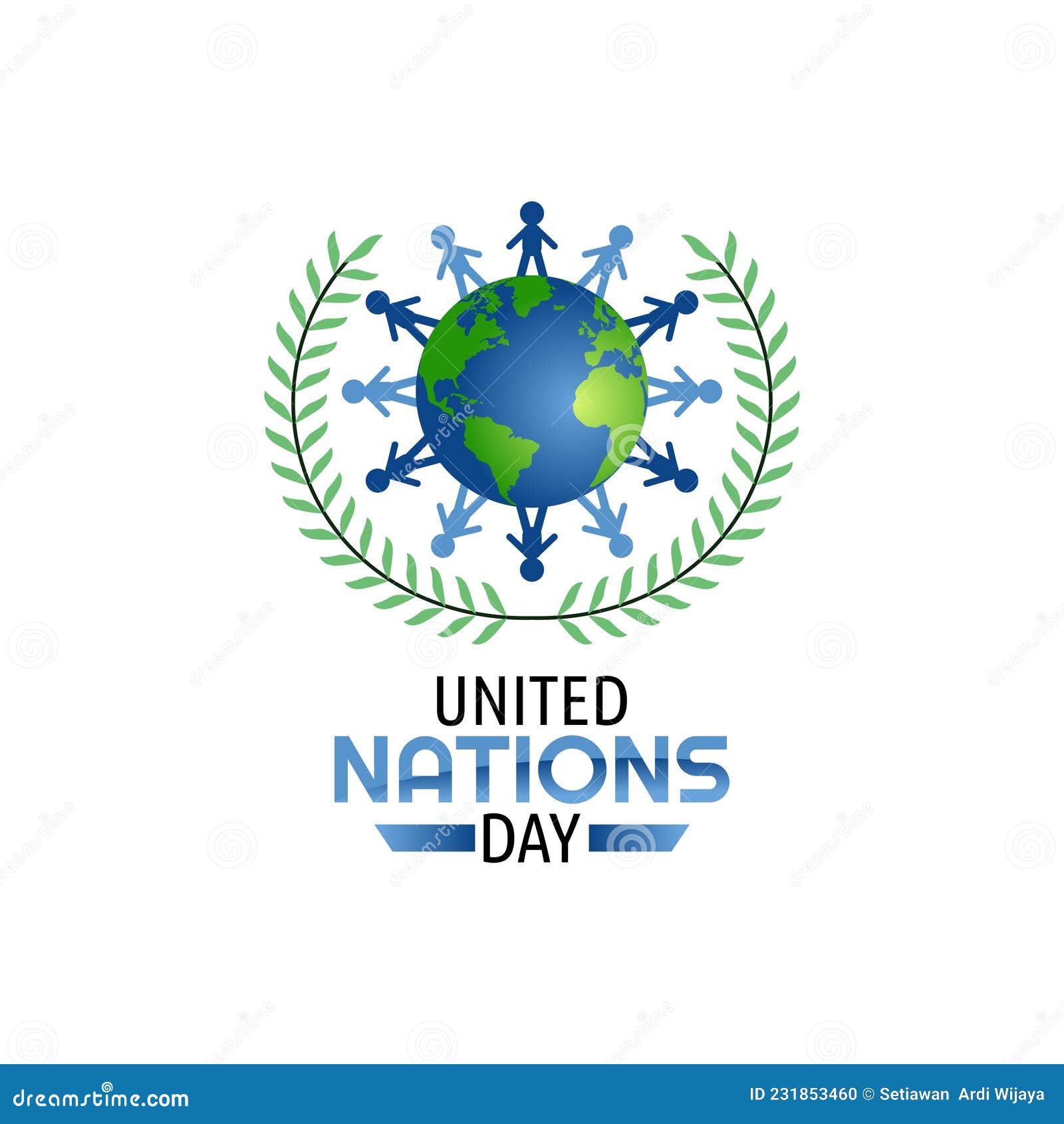 Vector Graphic of United Nations Day Stock Vector - Illustration of ...