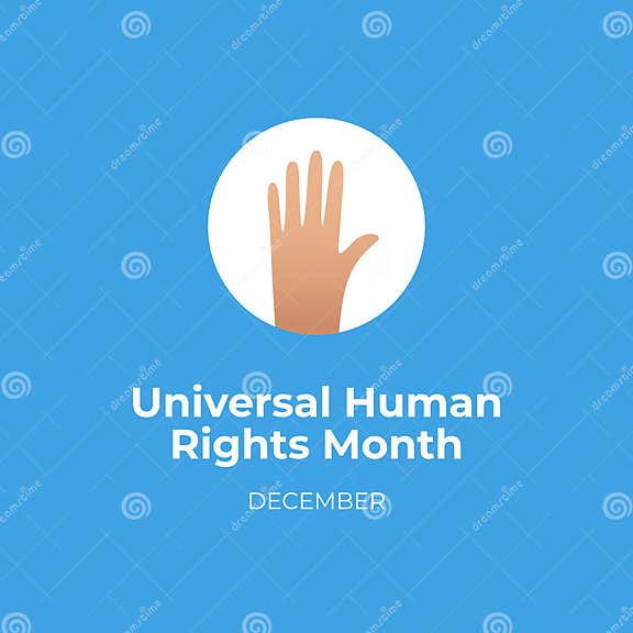Vector Graphic of Universal Human Rights Month Ideal for Universal ...