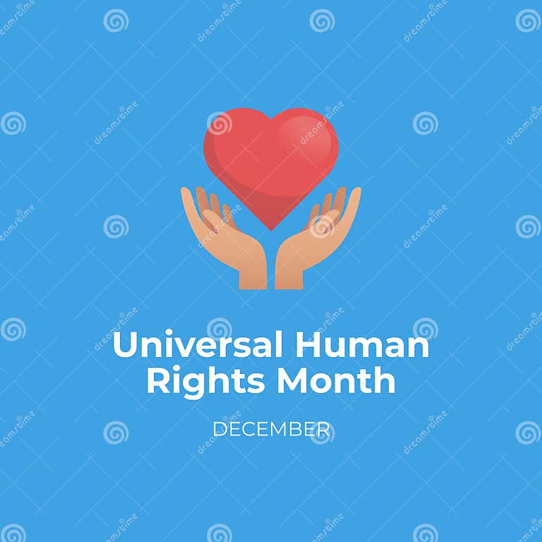Vector Graphic of Universal Human Rights Month Ideal for Universal ...