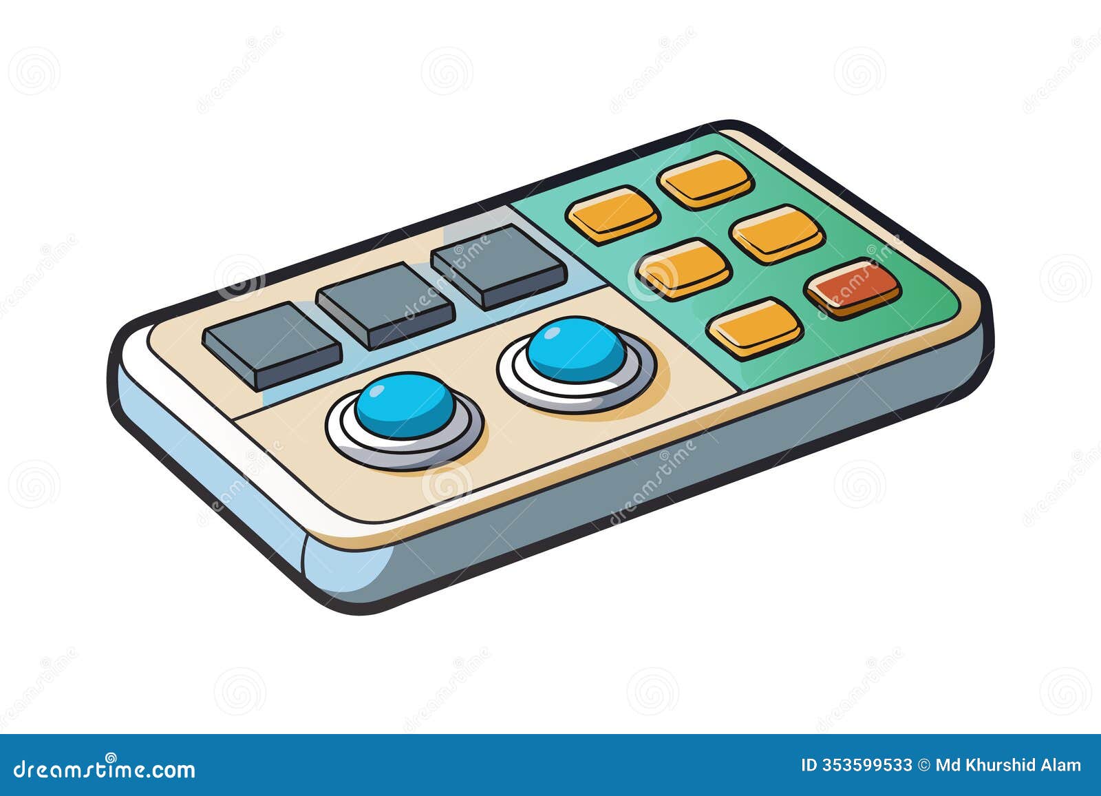 Vector Graphic of a User Friendly Control Panel Interface Featuring ...
