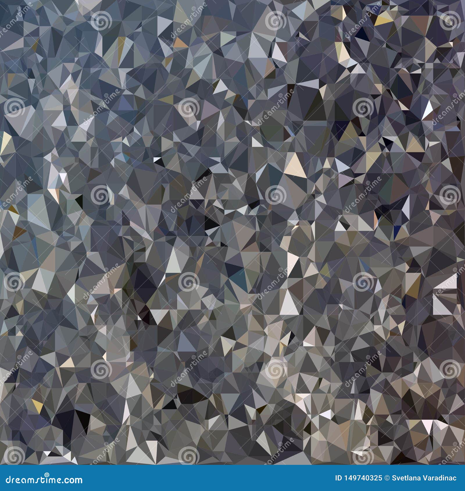 Abstract Polygon Graphic Pattern Composed of Triangles. Stock Vector ...