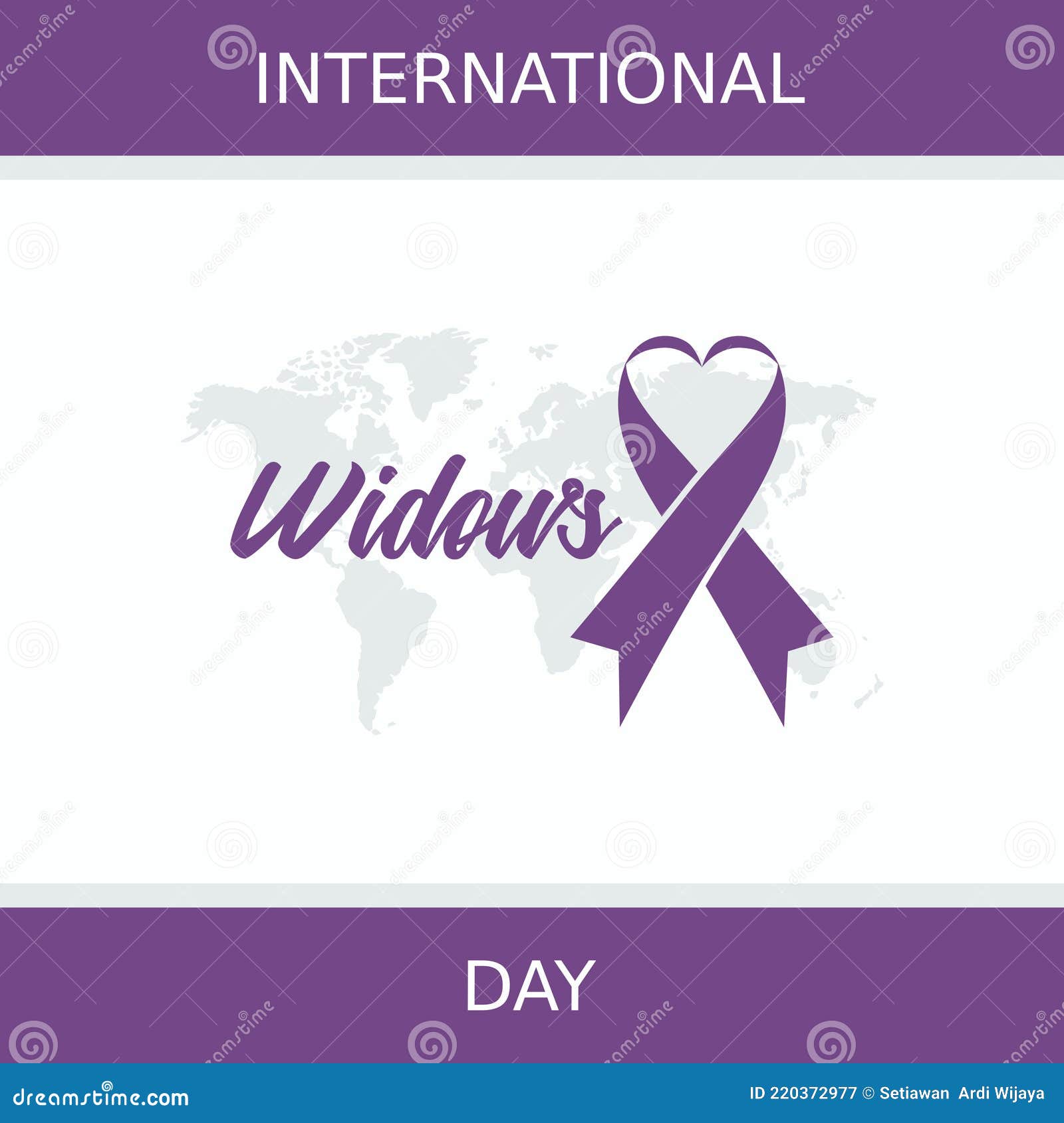 Vector Graphic of Widows Day Good for Widows Day Celebration. Stock ...
