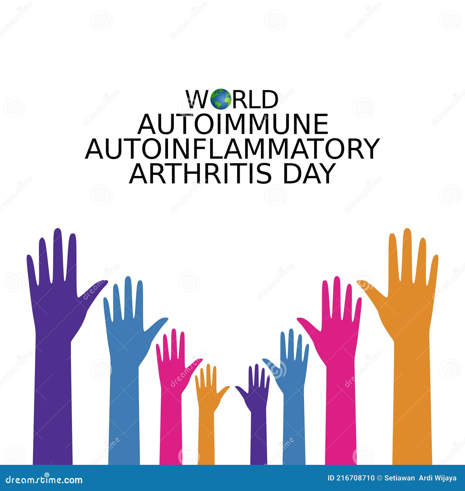 Vector Graphic of World Autoimmune Autoinflammatory Arthritis Day ...