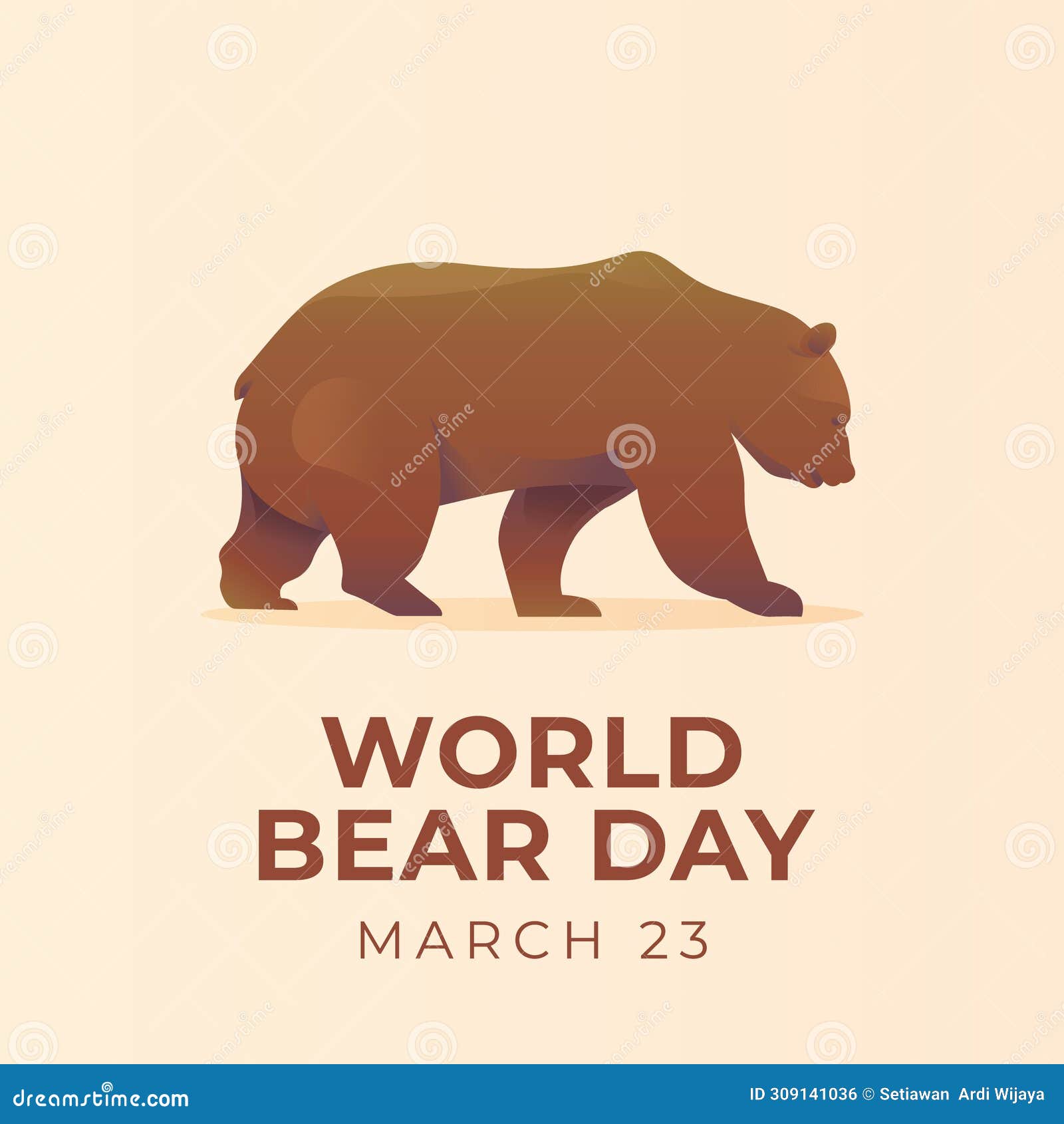 Vector Graphic of World Bear Day Ideal for World Bear Day Celebration ...