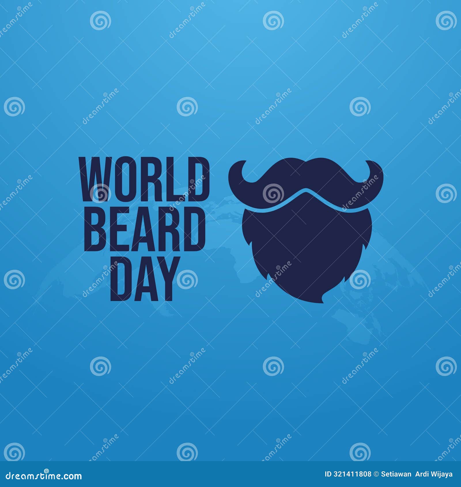 Vector Graphic of World Beard Day Ideal for World Beard Day Celebration ...