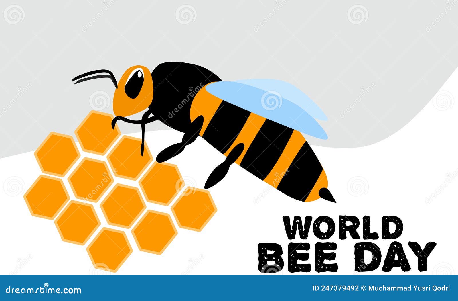 Vector Graphic of World Bee Day Good for World Bee Day Celebration ...