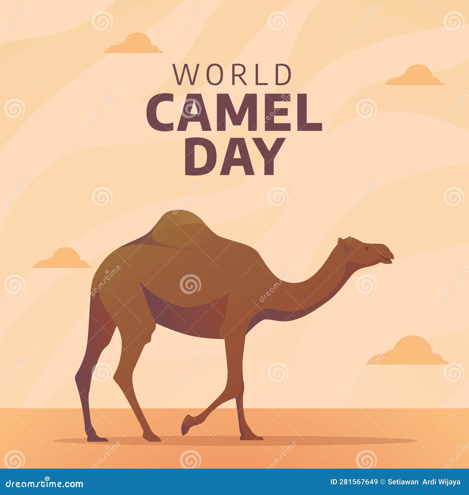 Vector Graphic of World Camel Day Good for World Camel Day Celebration ...