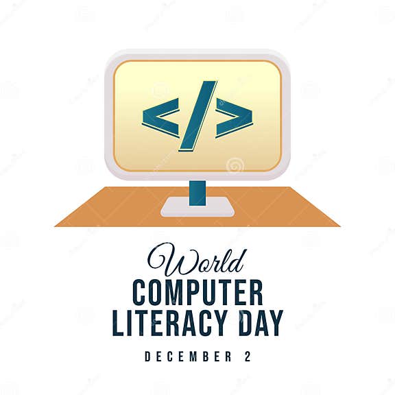Vector Graphic of World Computer Literacy Day Ideal for World Computer ...