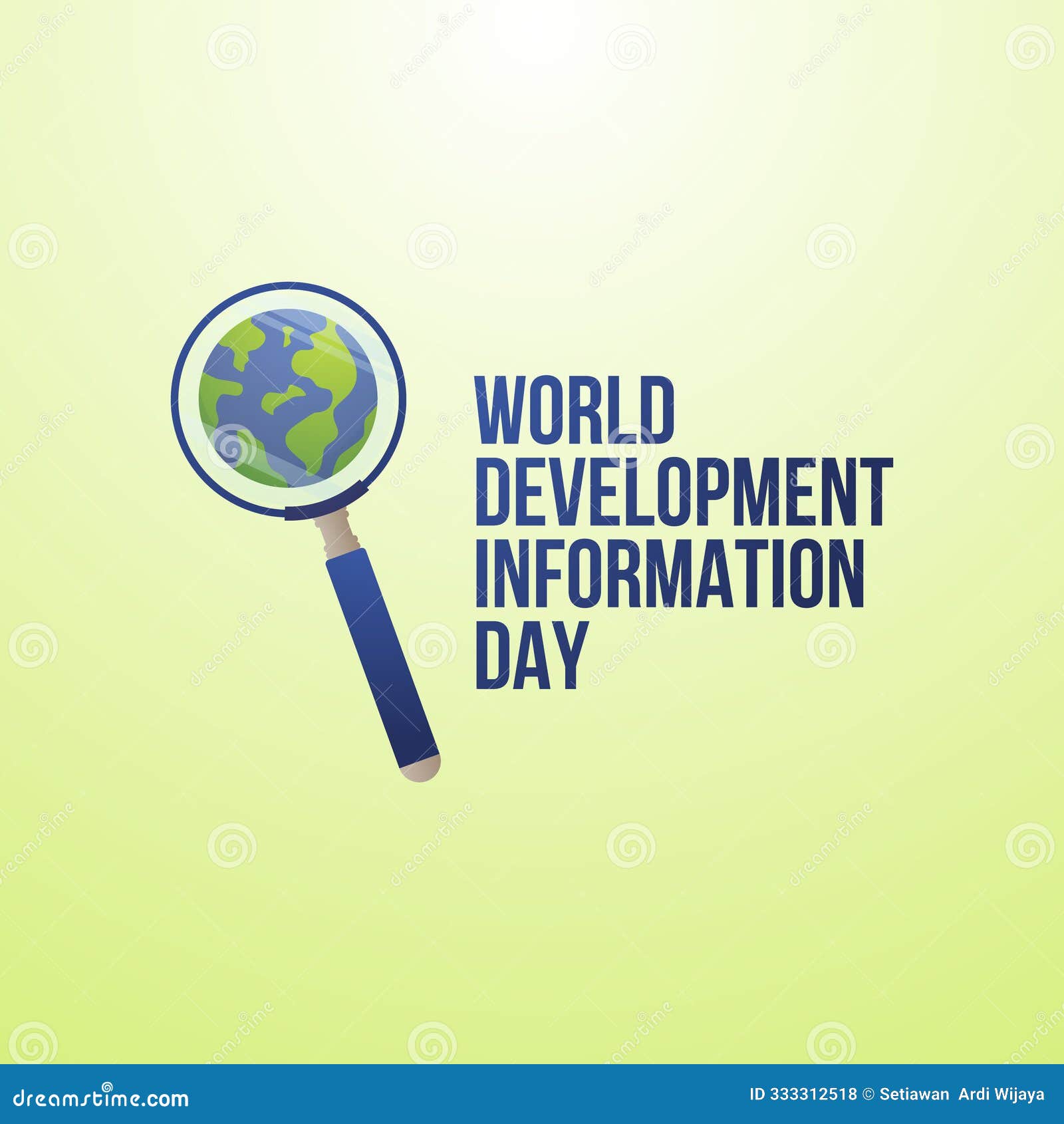 Vector Graphic of World Development Information Day Ideal for World ...