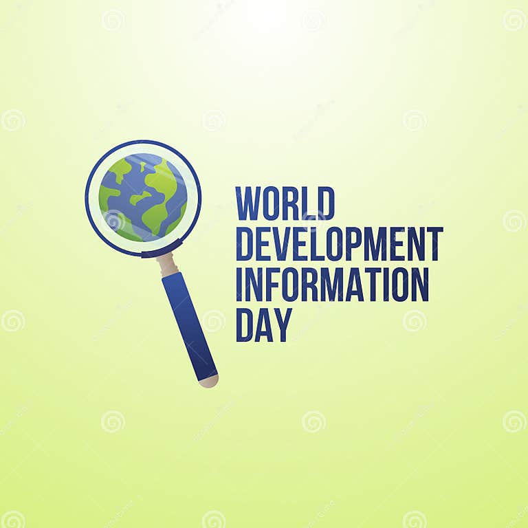 Vector Graphic of World Development Information Day Ideal for World ...