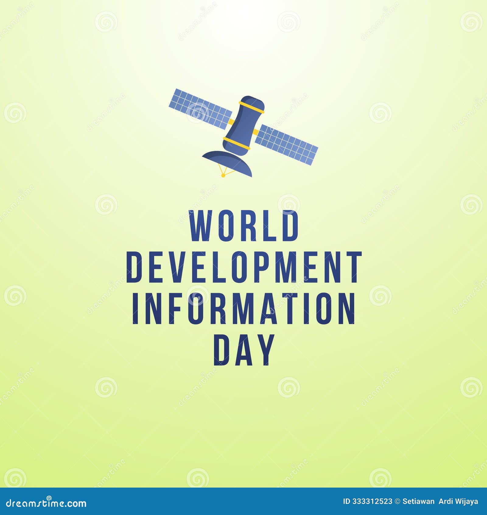 Vector Graphic of World Development Information Day Ideal for World ...