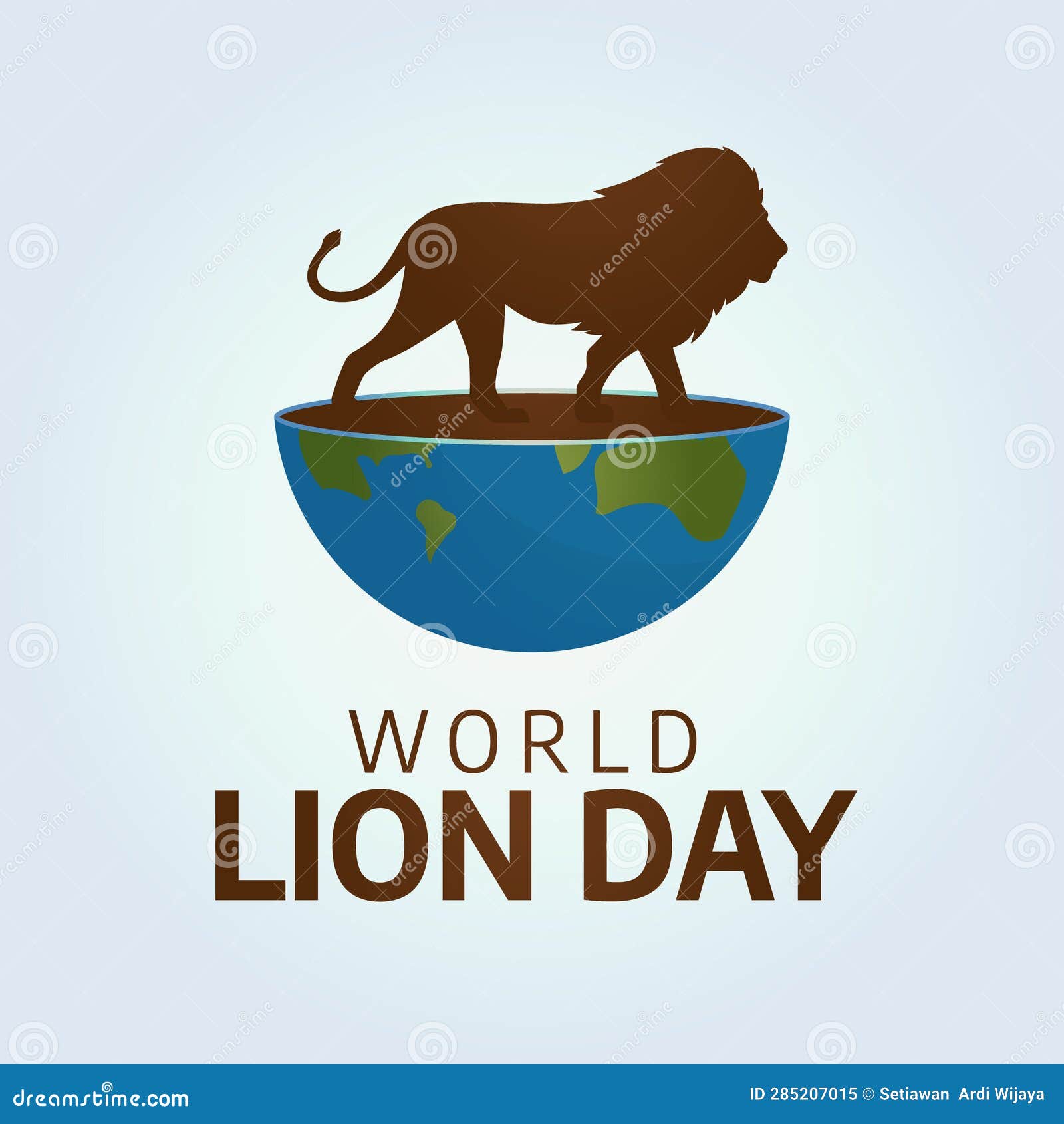 Vector Graphic of World Lion Day Good for World Lion Day Celebration ...