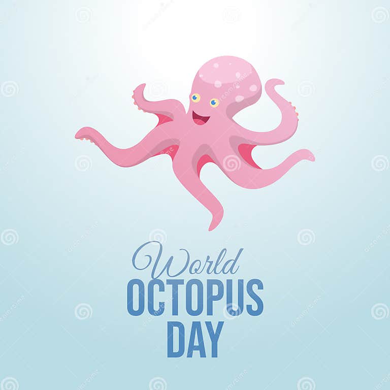 Vector Graphic of World Octopus Day Ideal for World Octopus Day ...