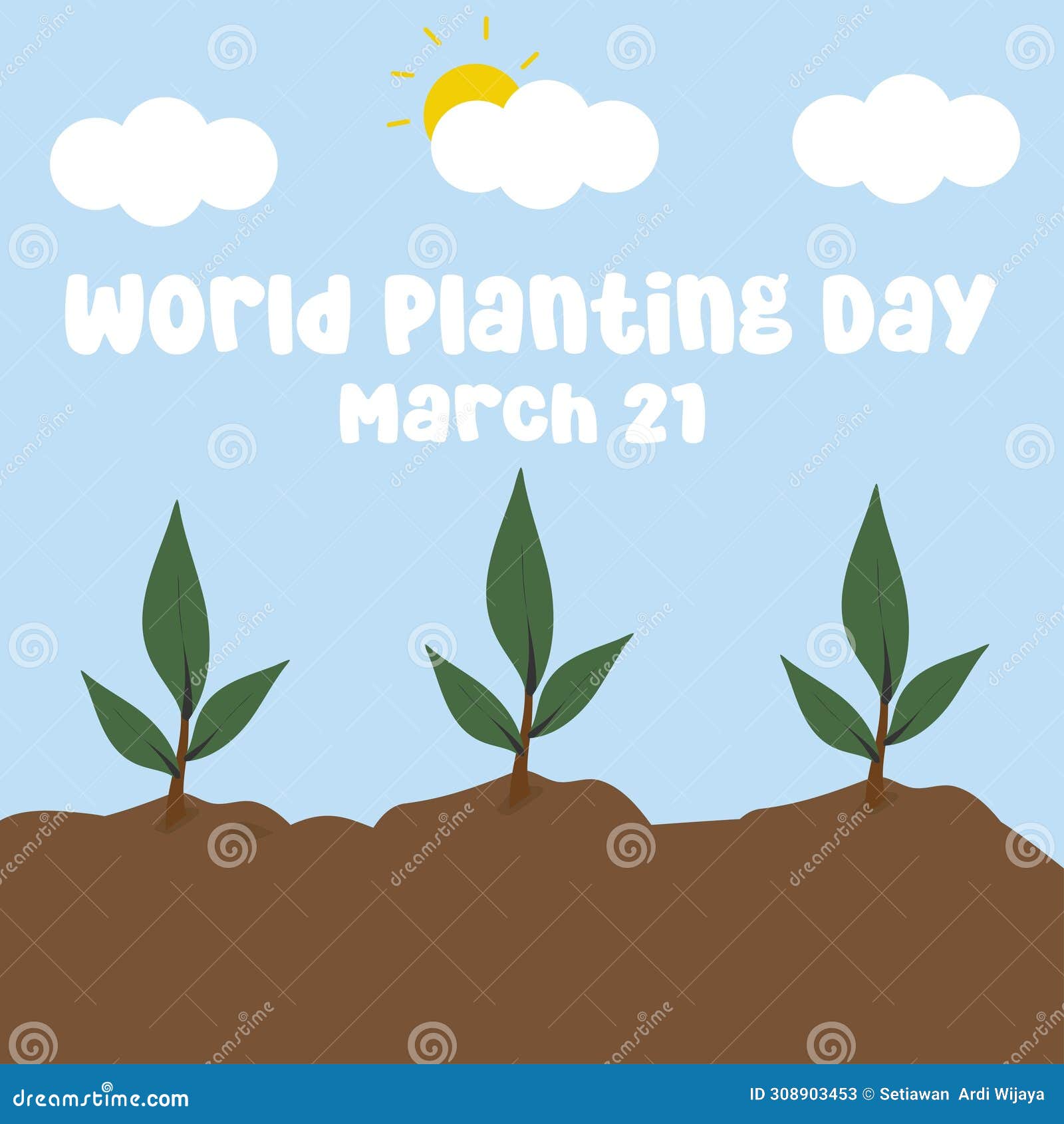 Vector Graphic of World Planting Day Ideal for World Planting Day ...