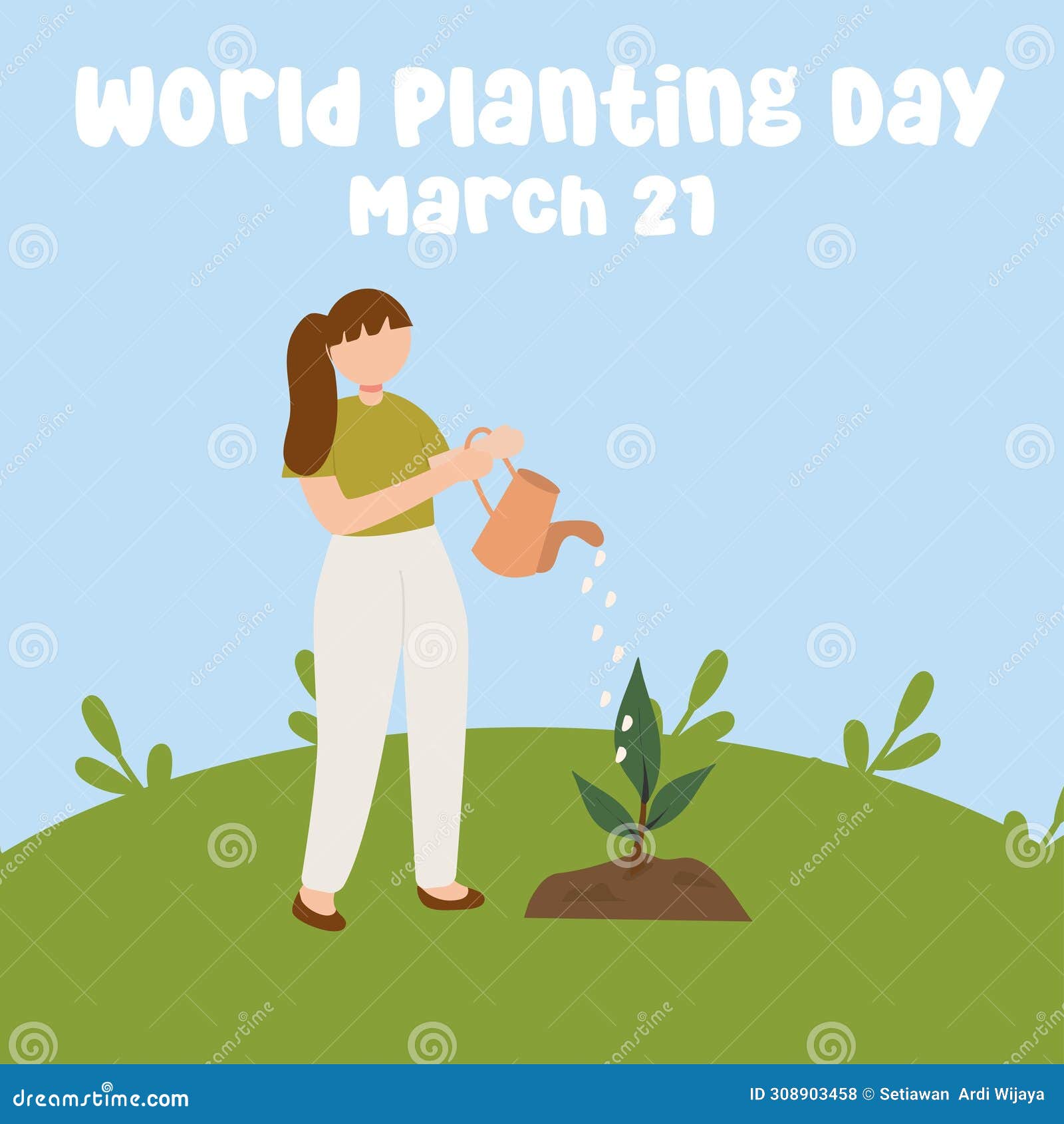 Vector Graphic of World Planting Day Ideal for World Planting Day ...
