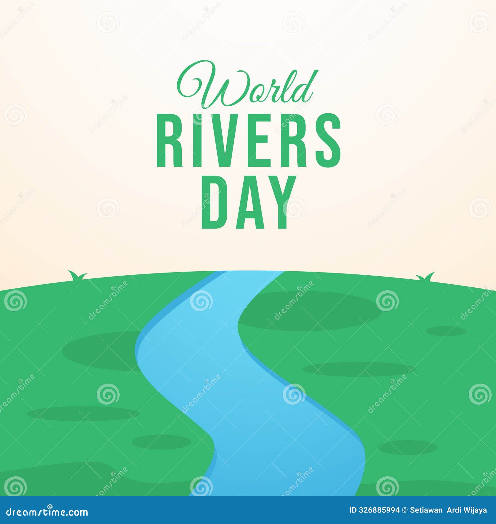 Vector Graphic of World Rivers Day Ideal for World Rivers Day ...