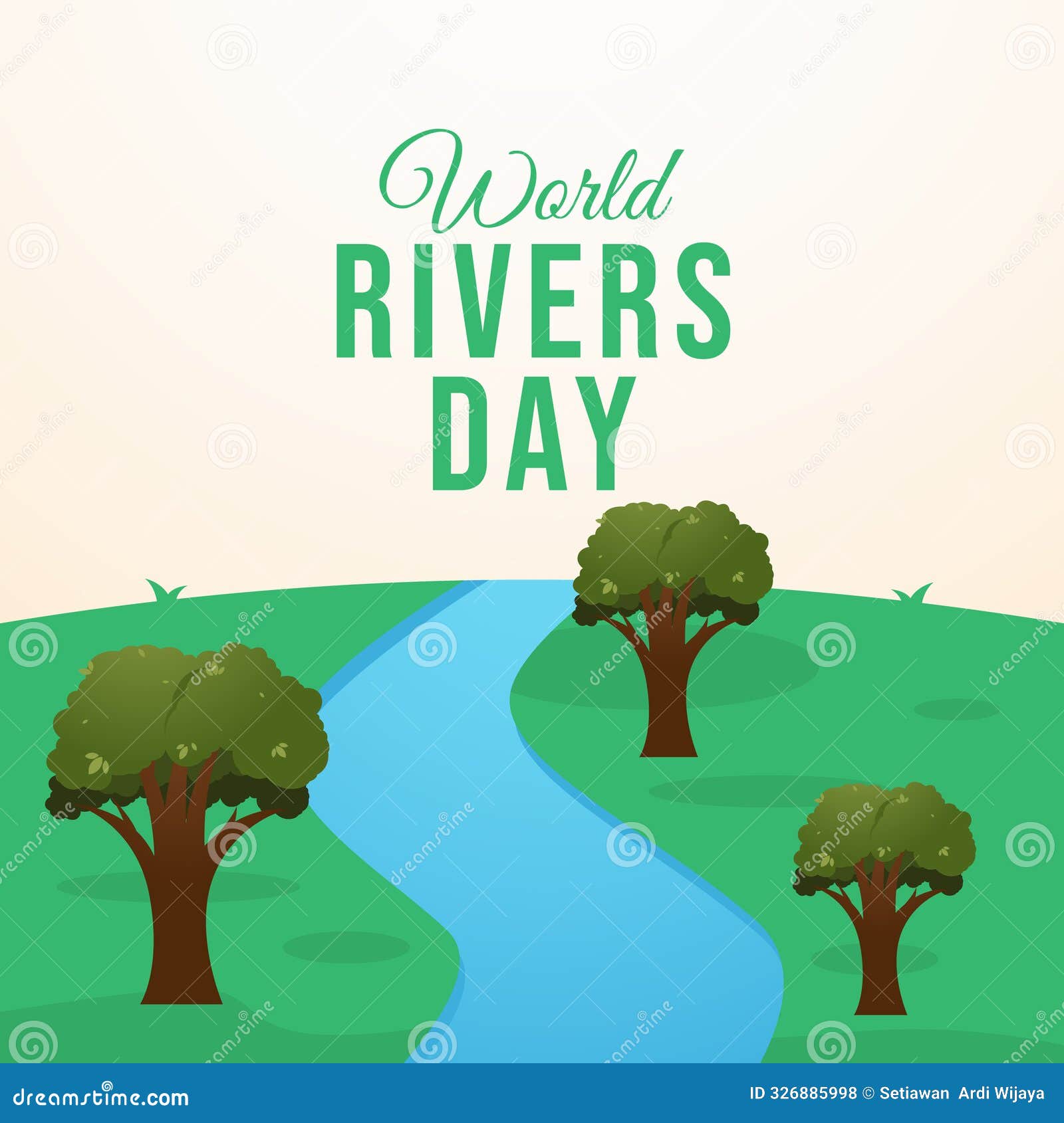 Vector Graphic of World Rivers Day Ideal for World Rivers Day ...