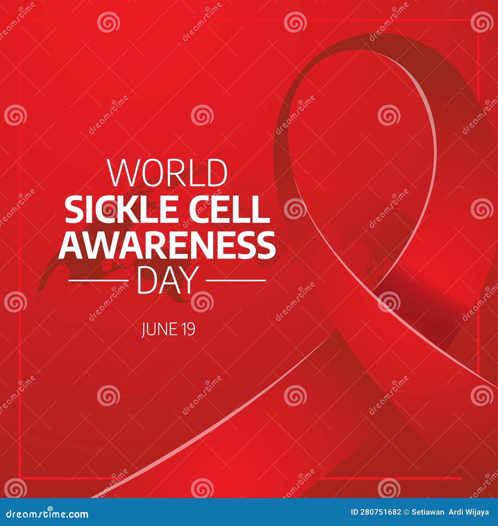 Vector Graphic of World Sickle Cell Awareness Day Good for World Sickle ...