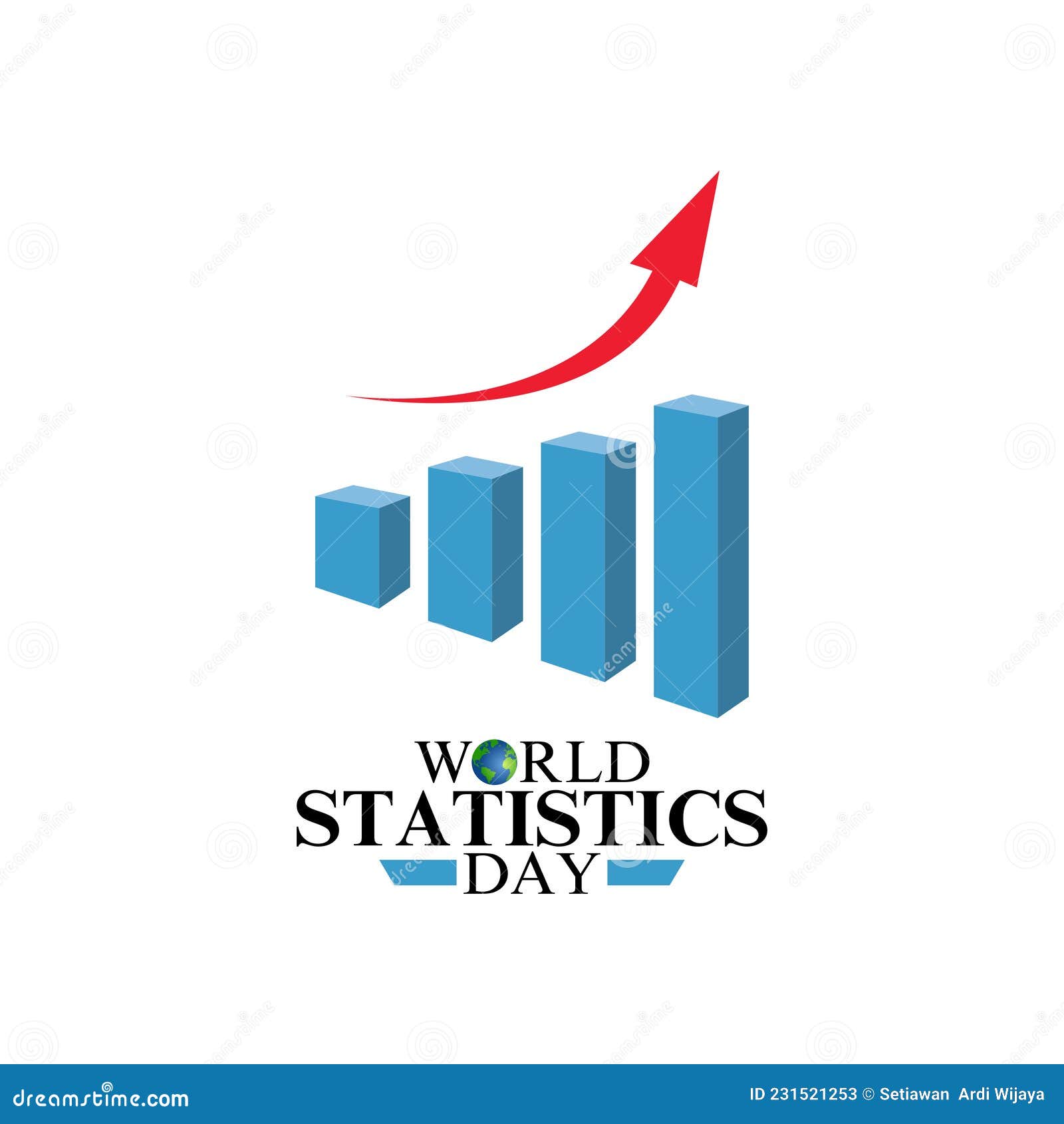 Vector Graphic of World Statistics Day Stock Vector - Illustration of ...