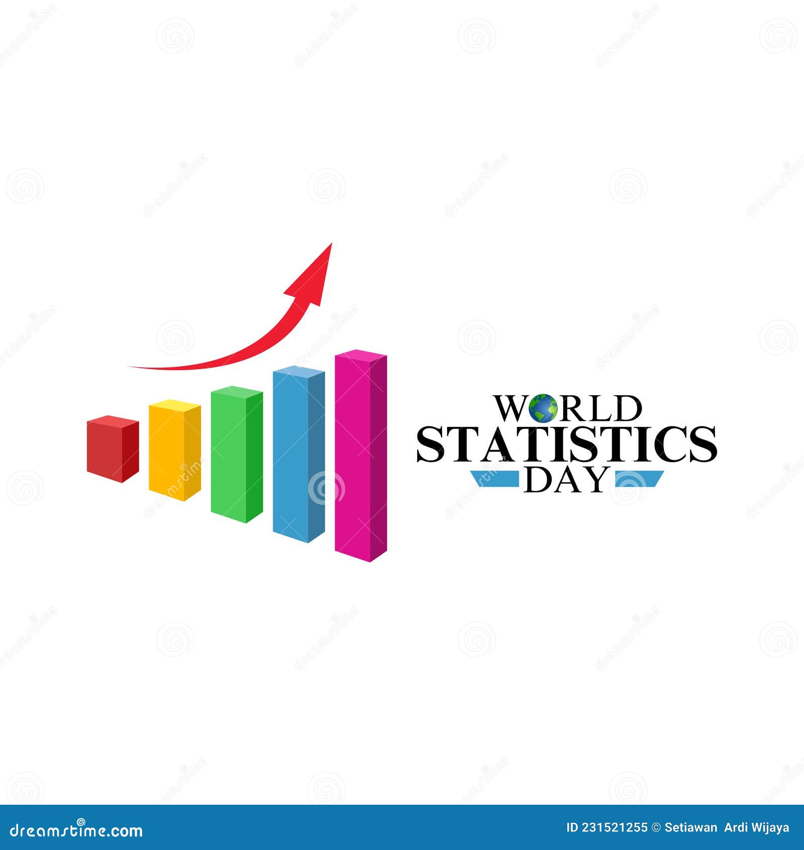 Vector Graphic of World Statistics Day Stock Vector - Illustration of ...