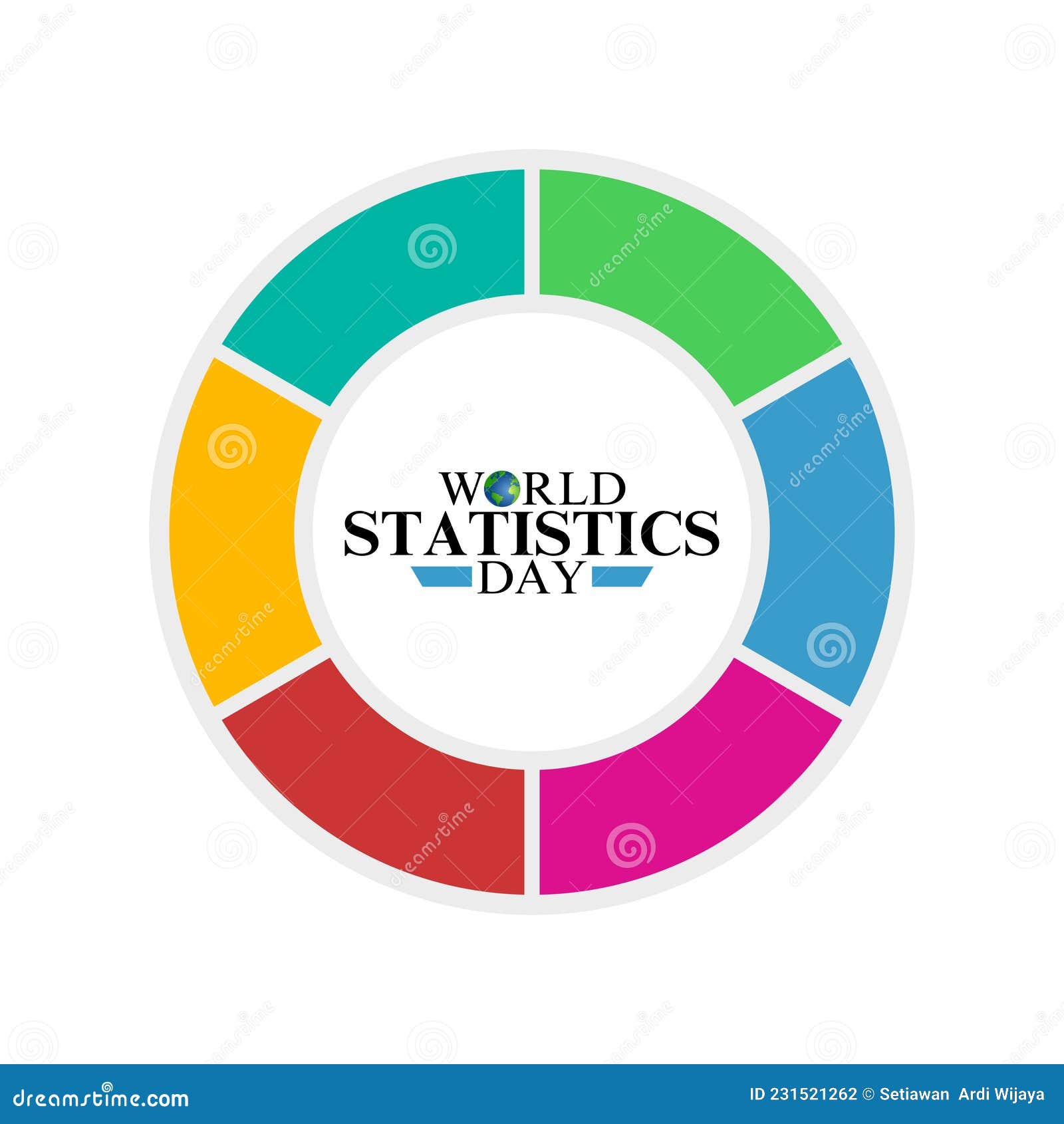 Vector Graphic of World Statistics Day Stock Vector - Illustration of ...