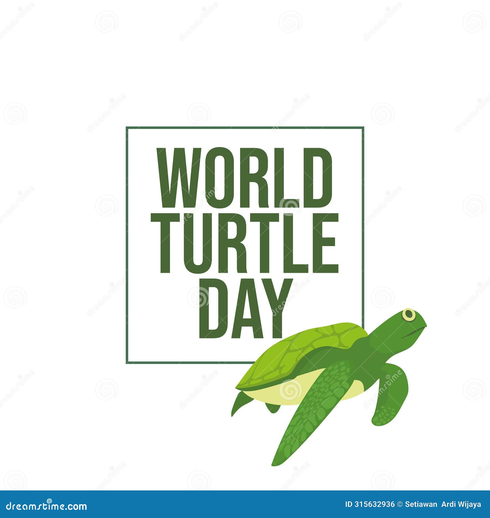 Vector Graphic of World Turtle Day Ideal for World Turtle Day ...