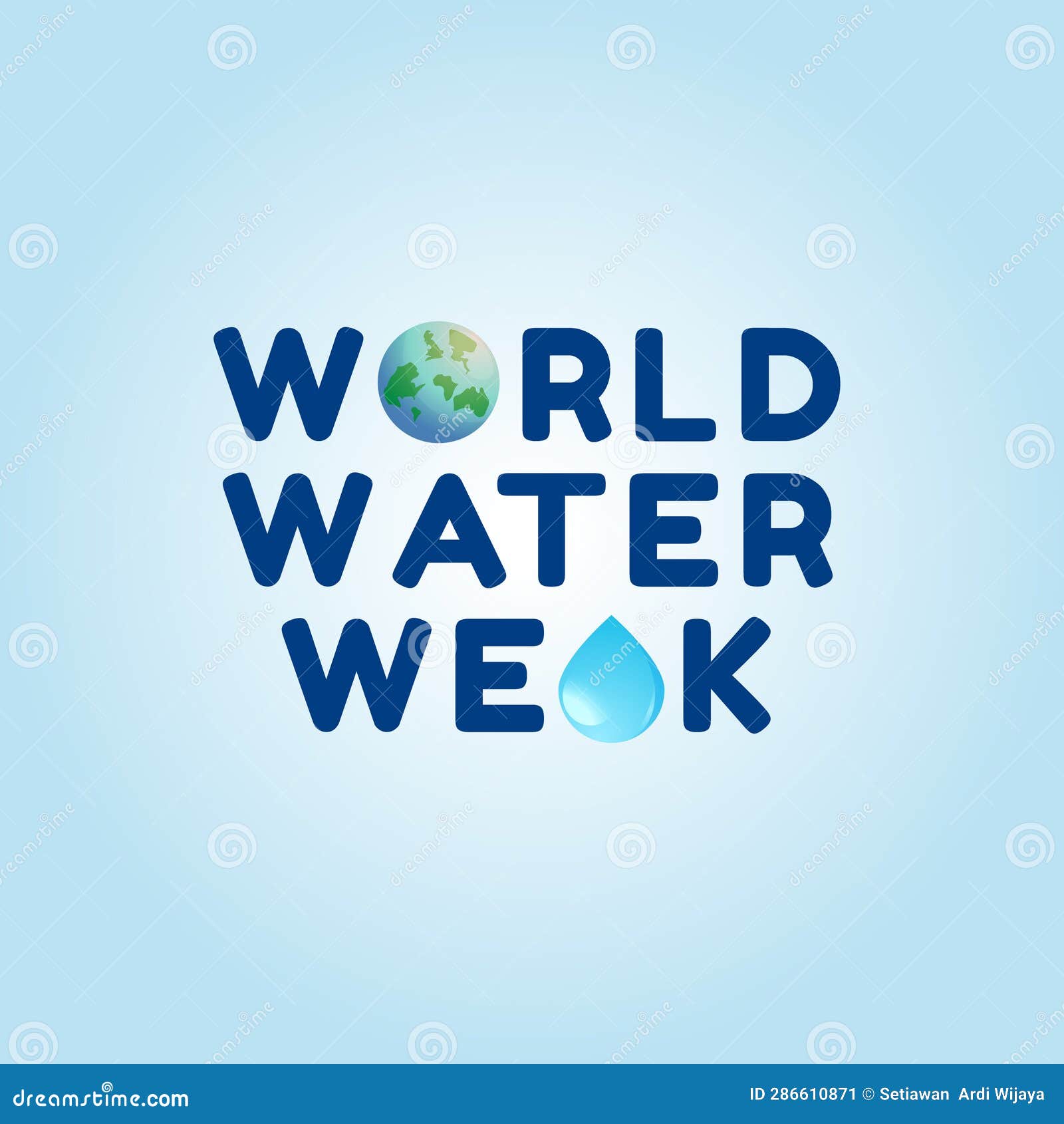 Vector Graphic of World Water Week Good for World Water Week ...