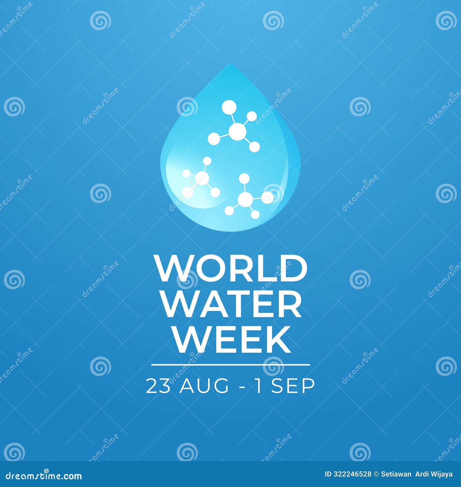 Vector Graphic of World Water Week Ideal for World Water Week ...